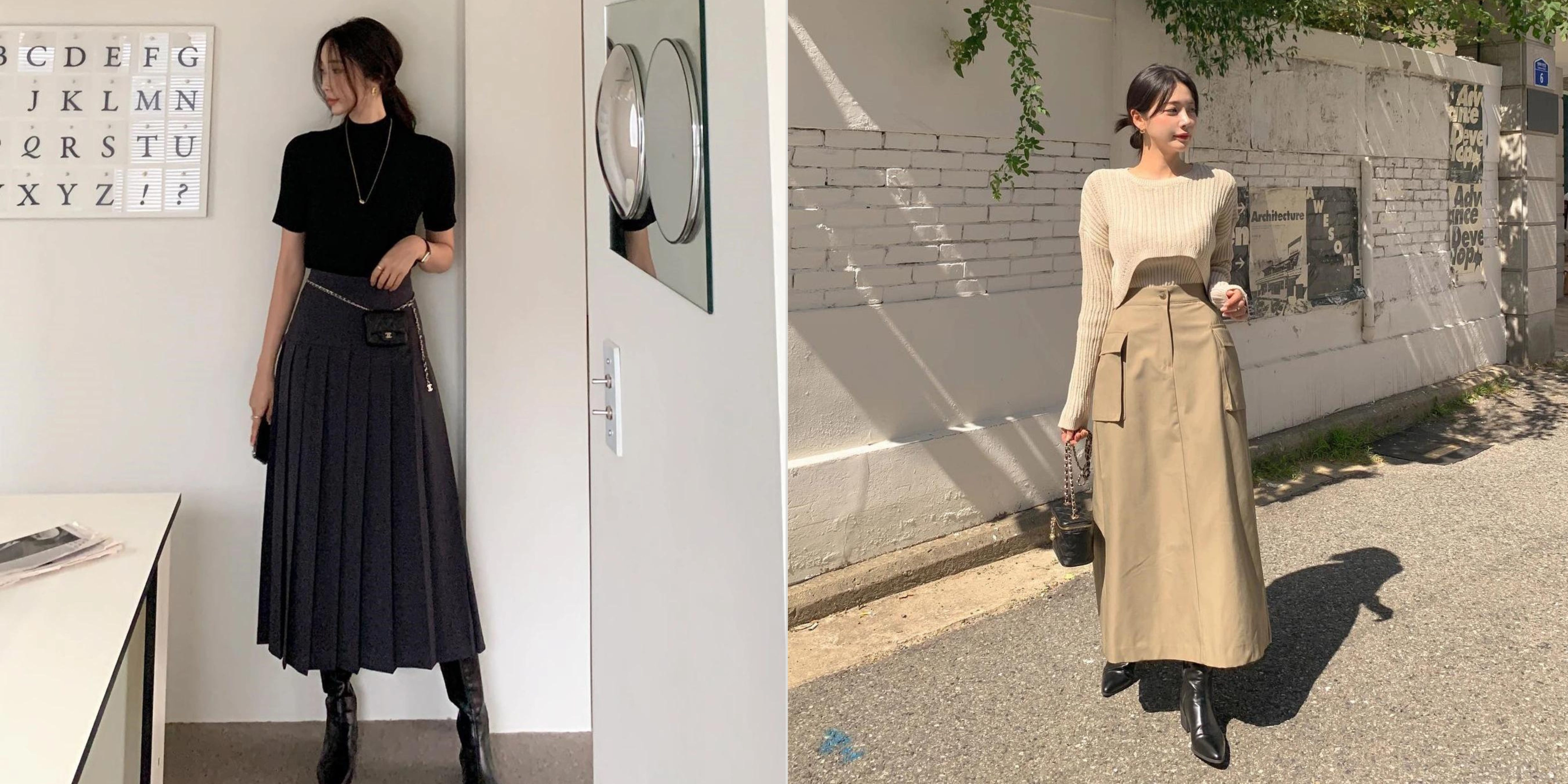 4 mẫu chân váy dài thanh lịch và tôn dáng đang thịnh hành