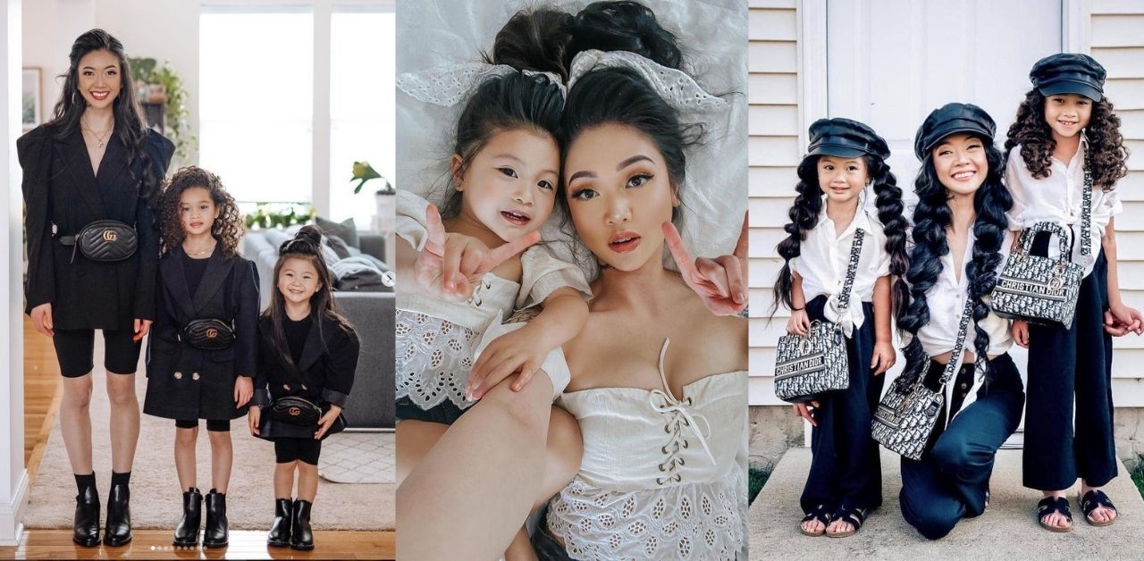 Michelle Nhu và 2 con nổi tiếng khắp Instagram với thời trang 'chanh sả'