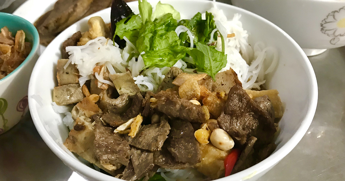 Cách làm bún bò Nam bộ chay ngon miệng lại nhẹ bụng, công thức ai thử ...