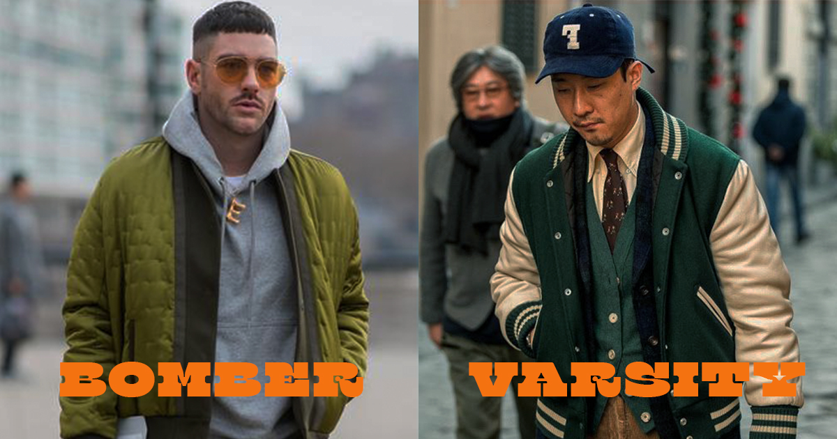 Phân biệt: Varsity Jacket và Bomber Jacket không phải là một