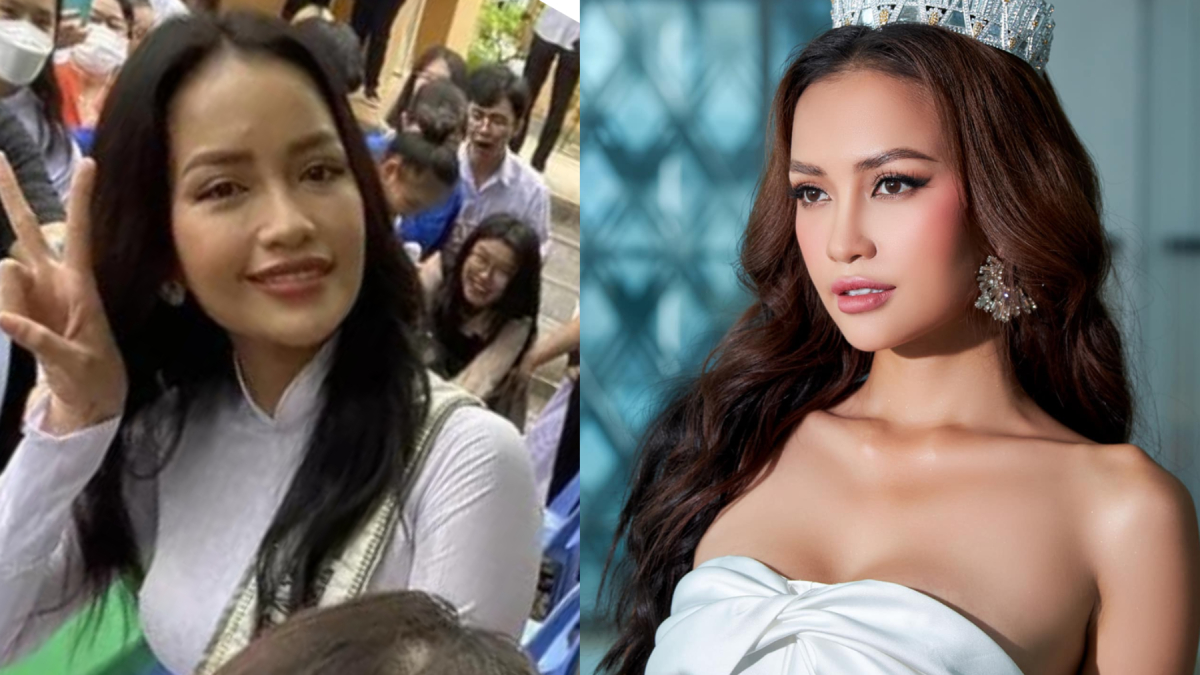 Hoa hậu Ngọc Châu lộ mặt thật sau khi trôi lớp makeup ngay tại sự kiện